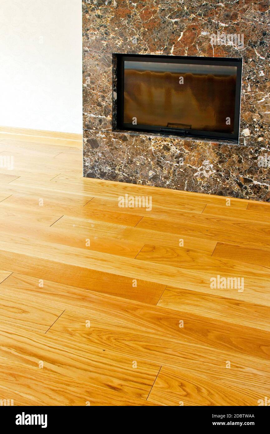 Close up wood floor and fireplace hi-res stock photography and images ...