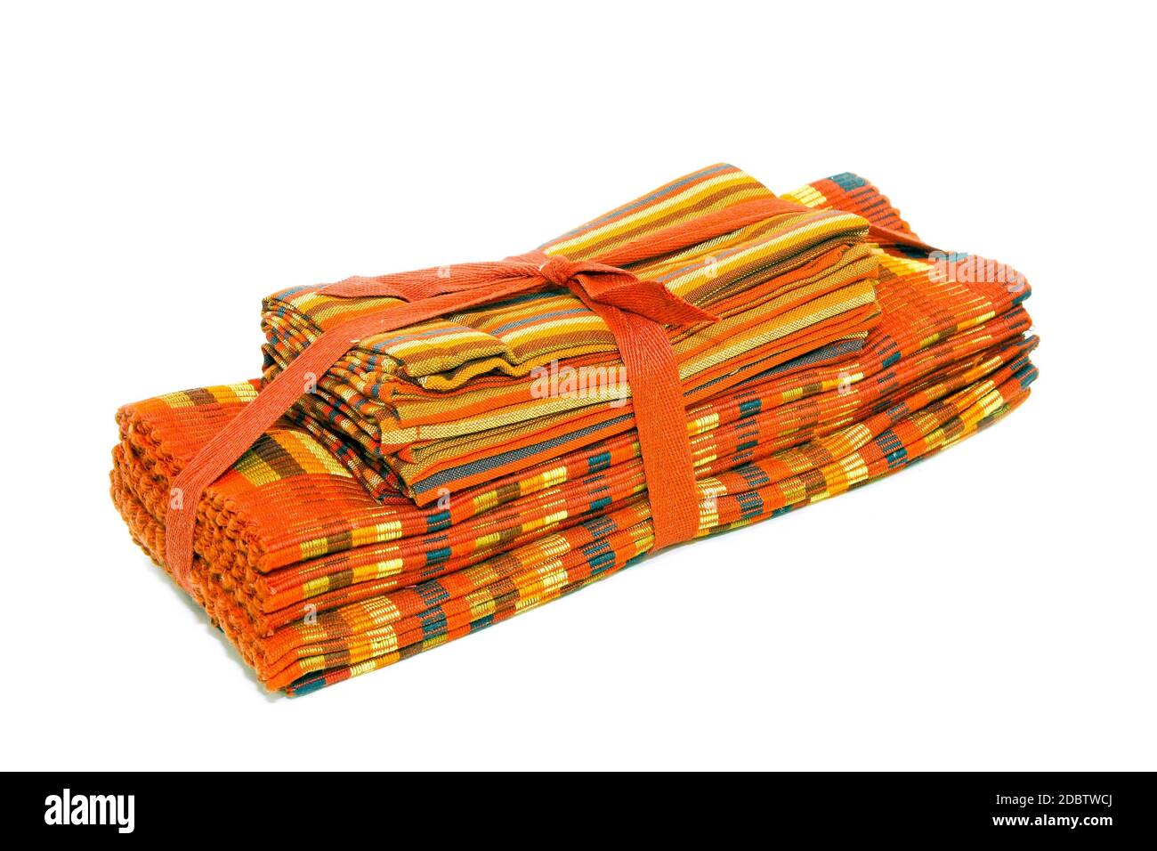 Stack of tea towels hi-res stock photography and images - Alamy