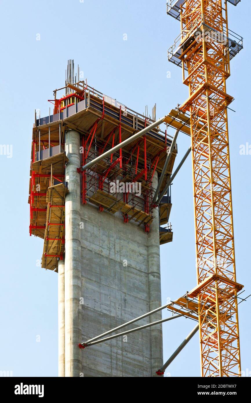 Concrete tower construction hi-res stock photography and images - Alamy