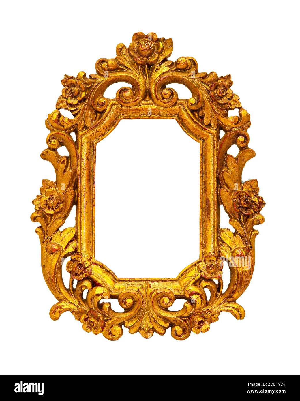Old antique frame with clipping path included Stock Photo - Alamy