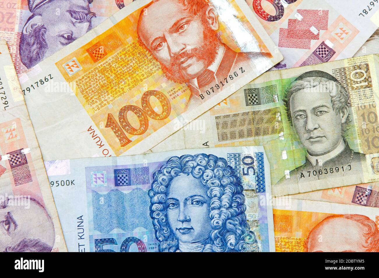 Kuna banknote hi-res stock photography and images - Alamy