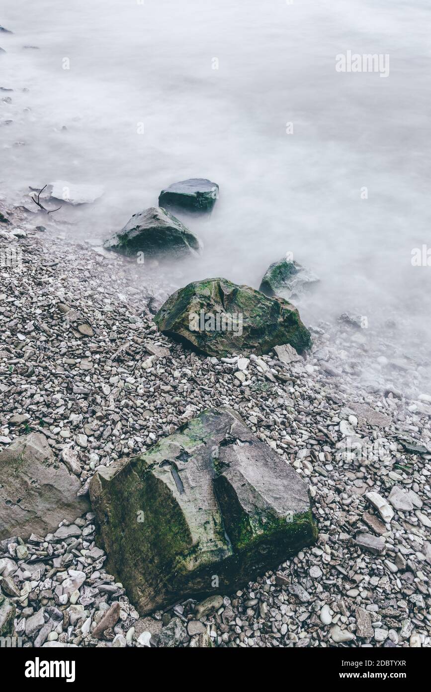 Row of boulders hi-res stock photography and images - Alamy