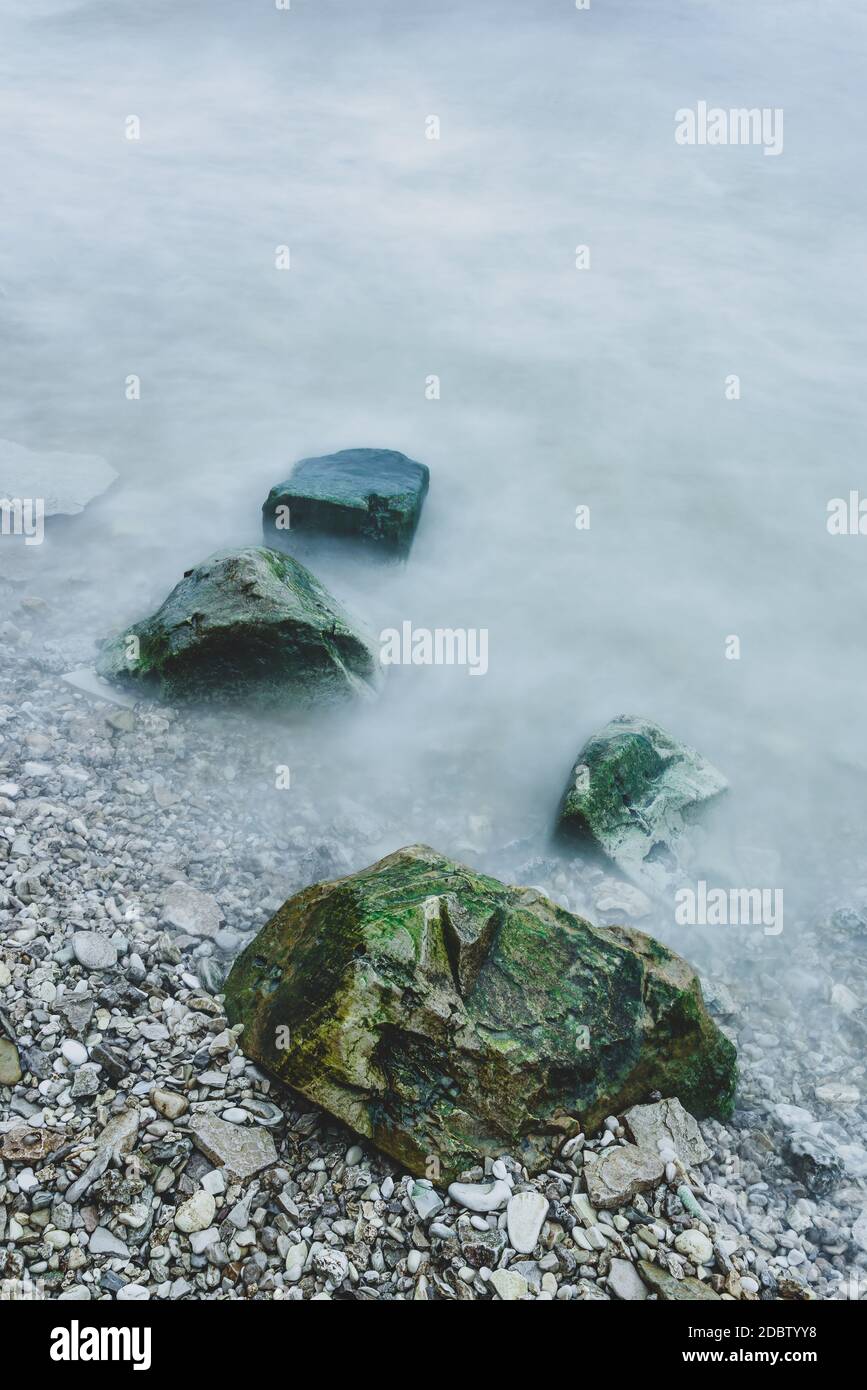 Row of boulders hi-res stock photography and images - Alamy