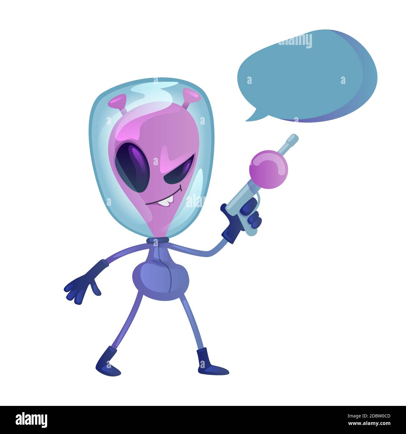 Alien With Gun Clipart