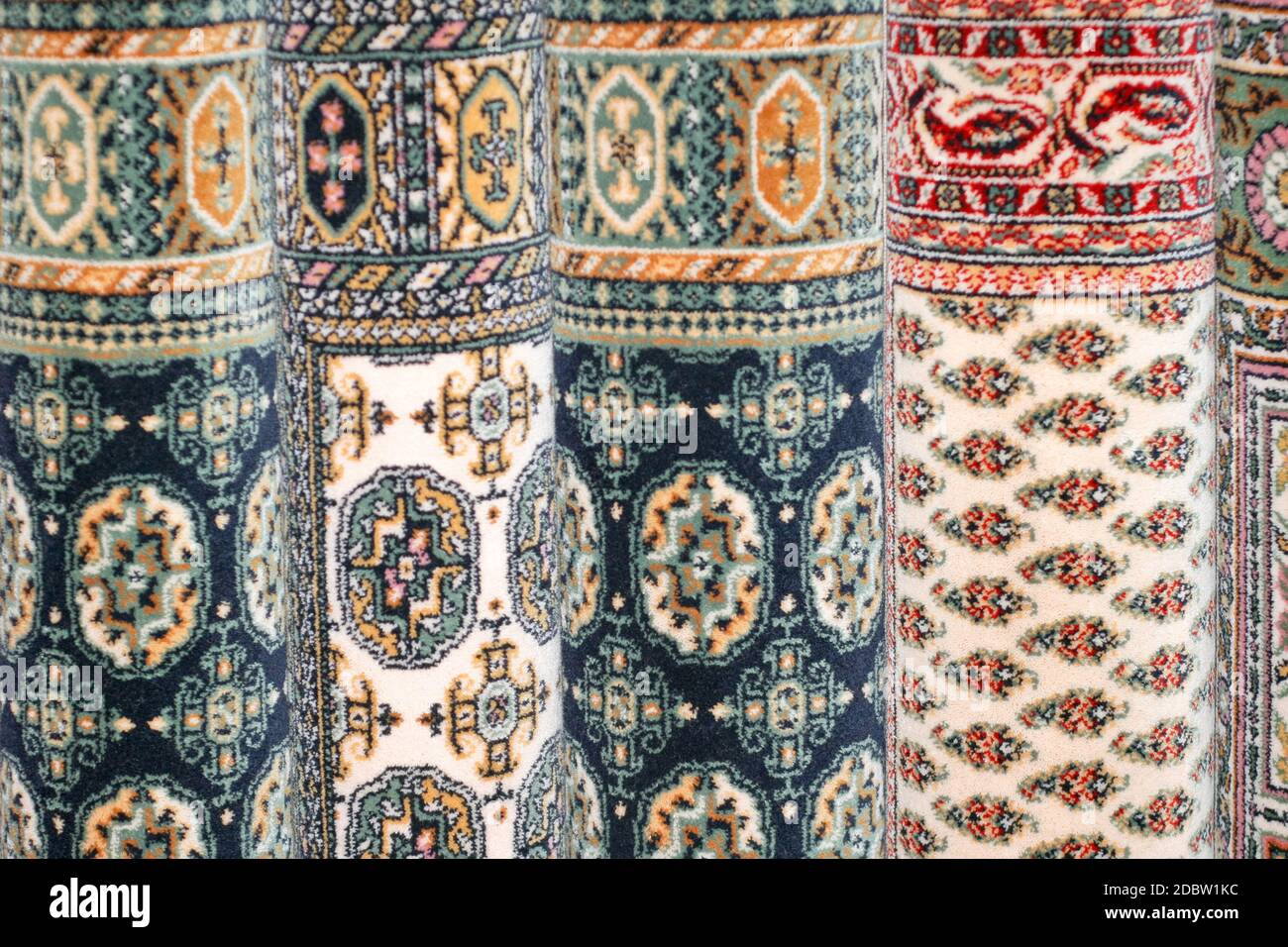 Traditional Persian carpets made from natural wool Stock Photo - Alamy