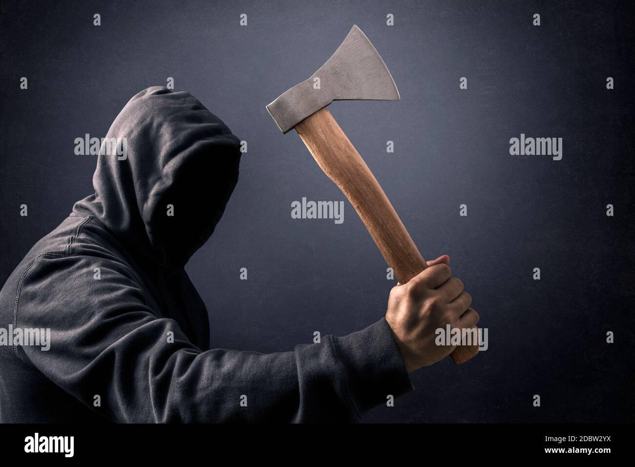 Man with axe attack hi-res stock photography and images - Alamy