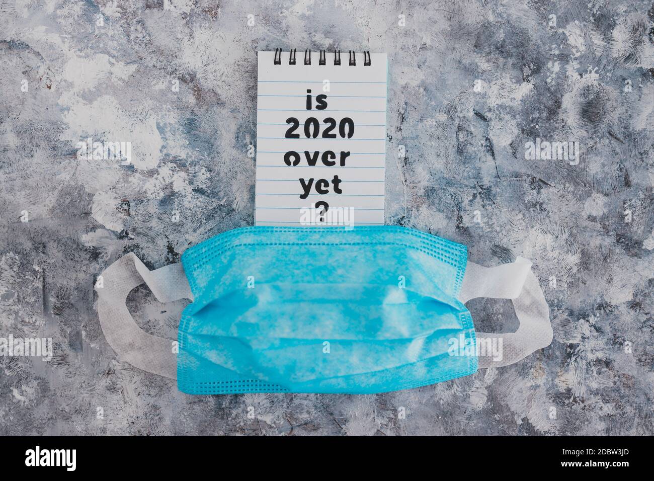 life after the covid-19 virus pandemic conceptual image, memo with text ...