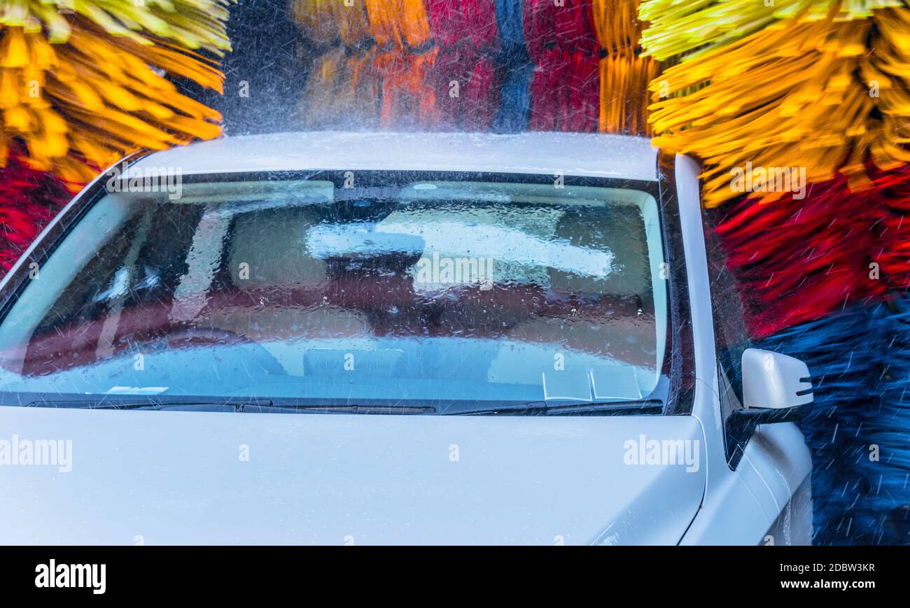 Car Going Through Car Wash High Resolution Stock Photography and Images ...