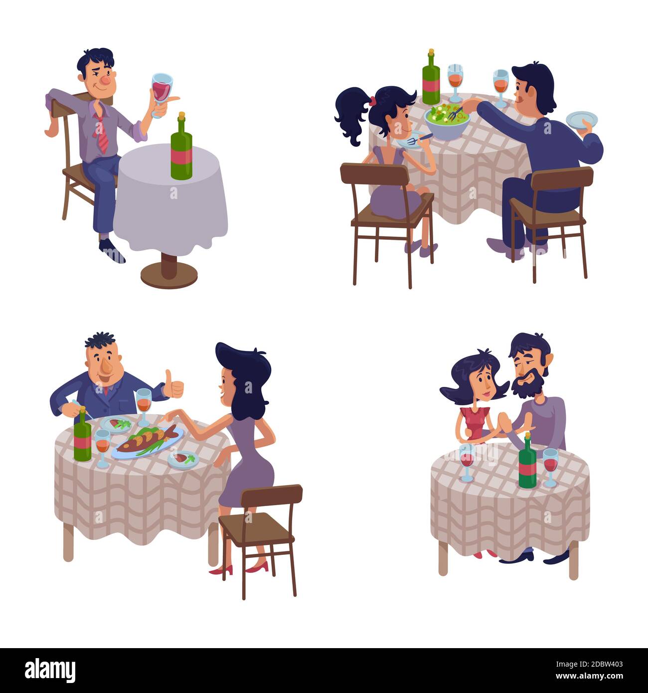 Man on the table illustrations hi-res stock photography and images - Alamy