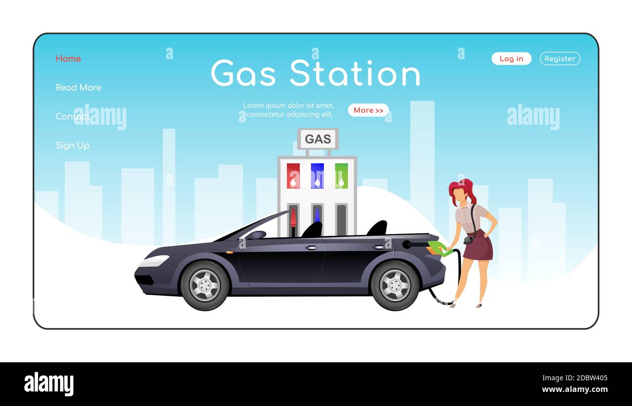 Self service stations Cut Out Stock Images & Pictures - Alamy