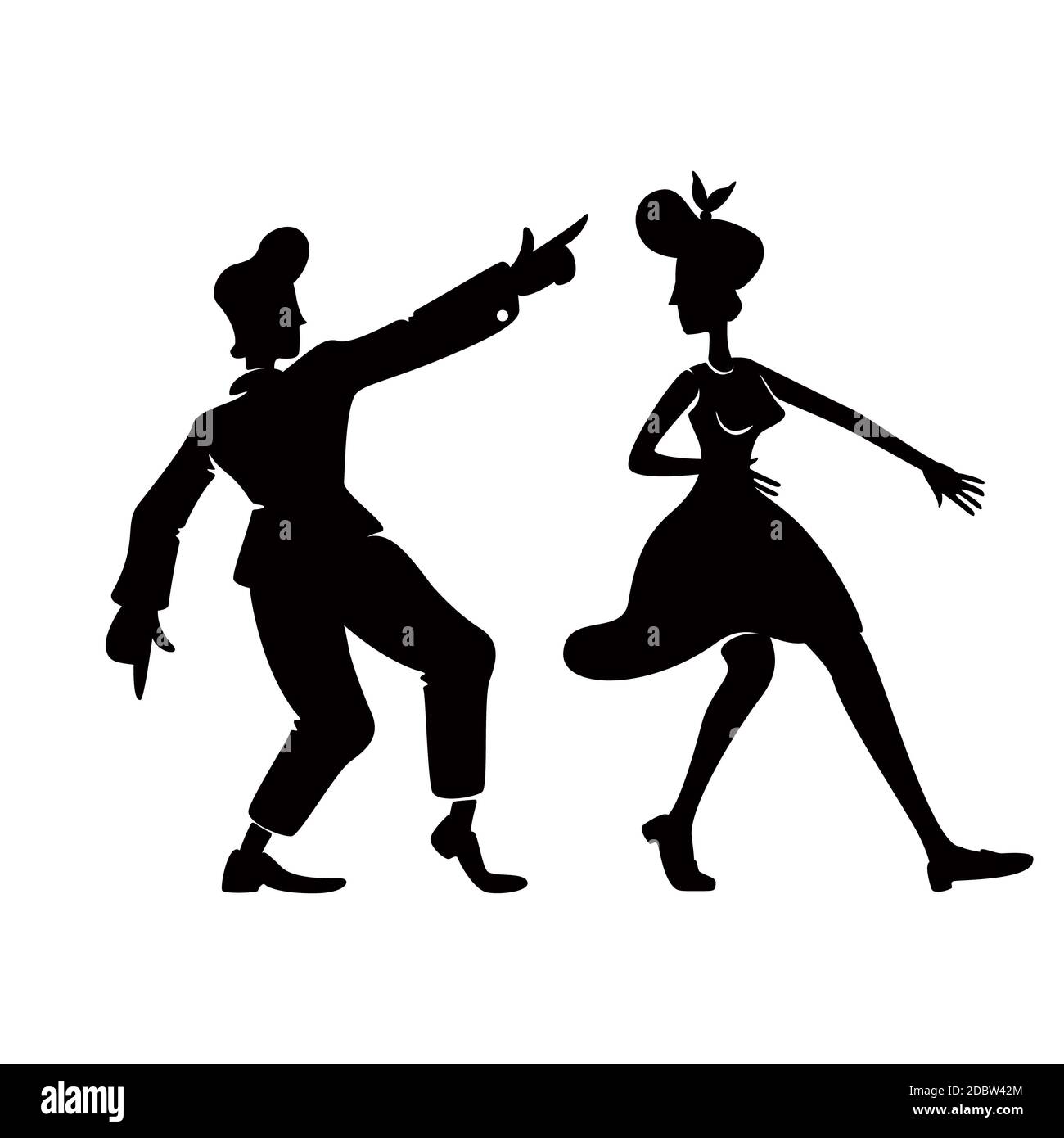 Jive dance Cut Out Stock Images & Pictures - Alamy