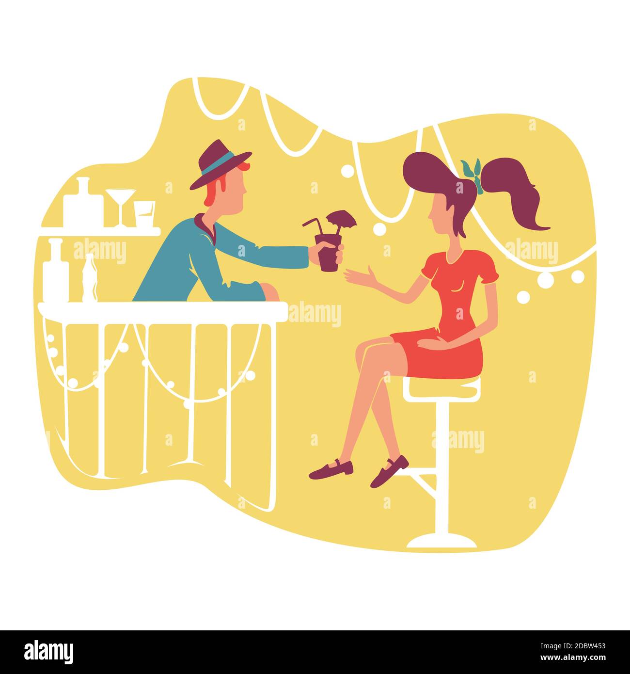 Cocktail party 1950s hi-res stock photography and images - Alamy