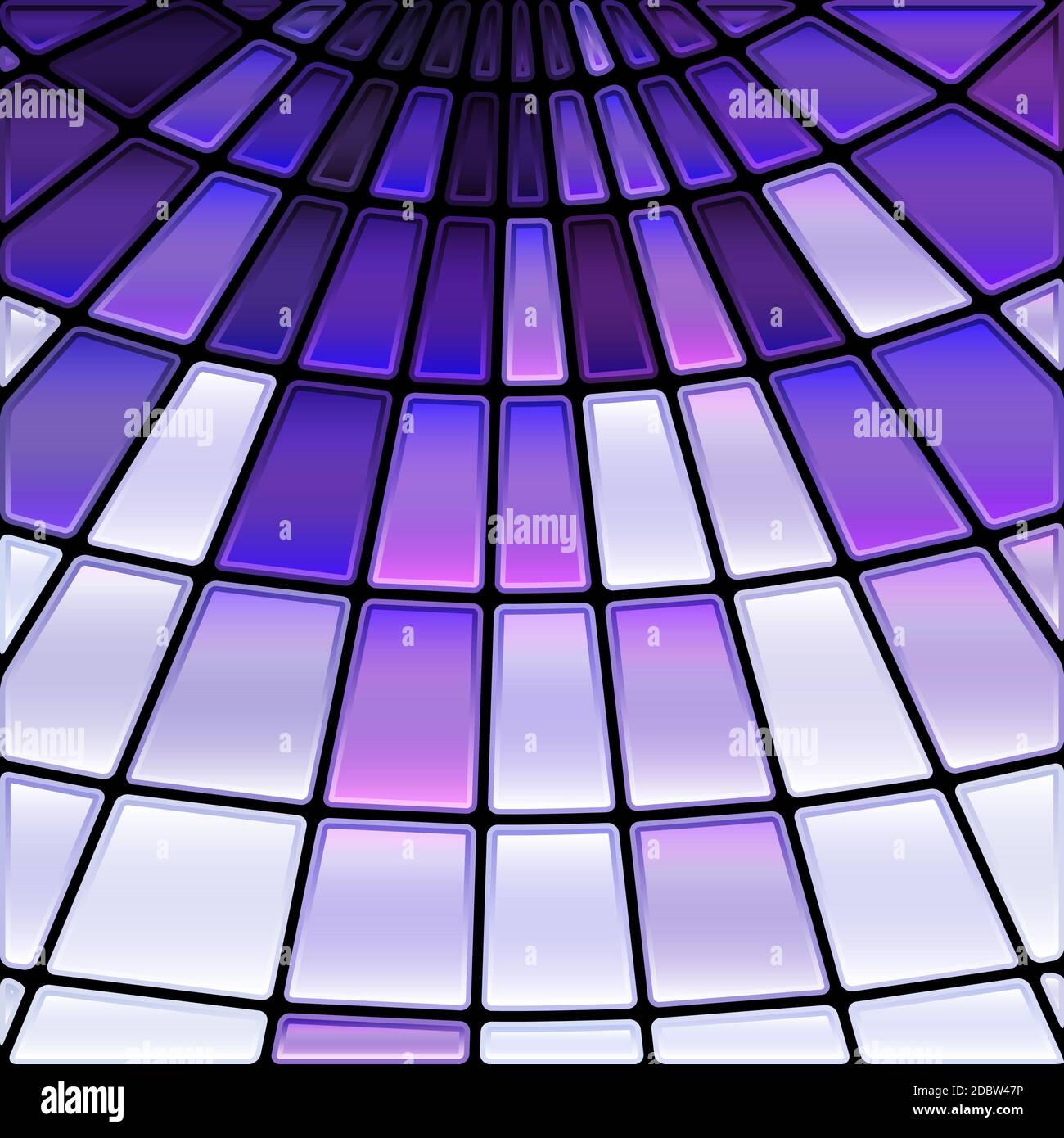 abstract stained-glass mosaic background - purple and violet Stock ...
