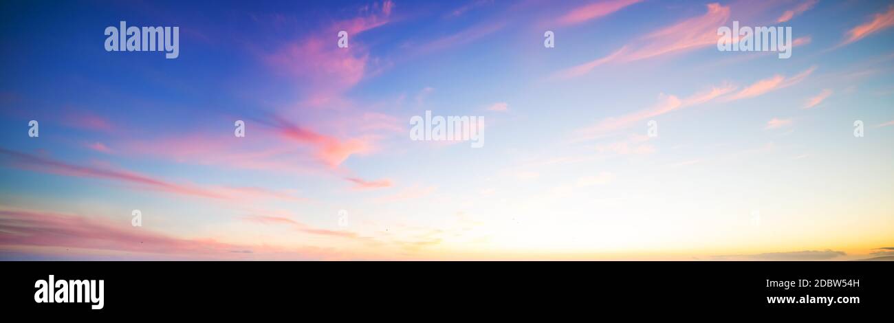colorful sky at sunset in California Stock Photo - Alamy