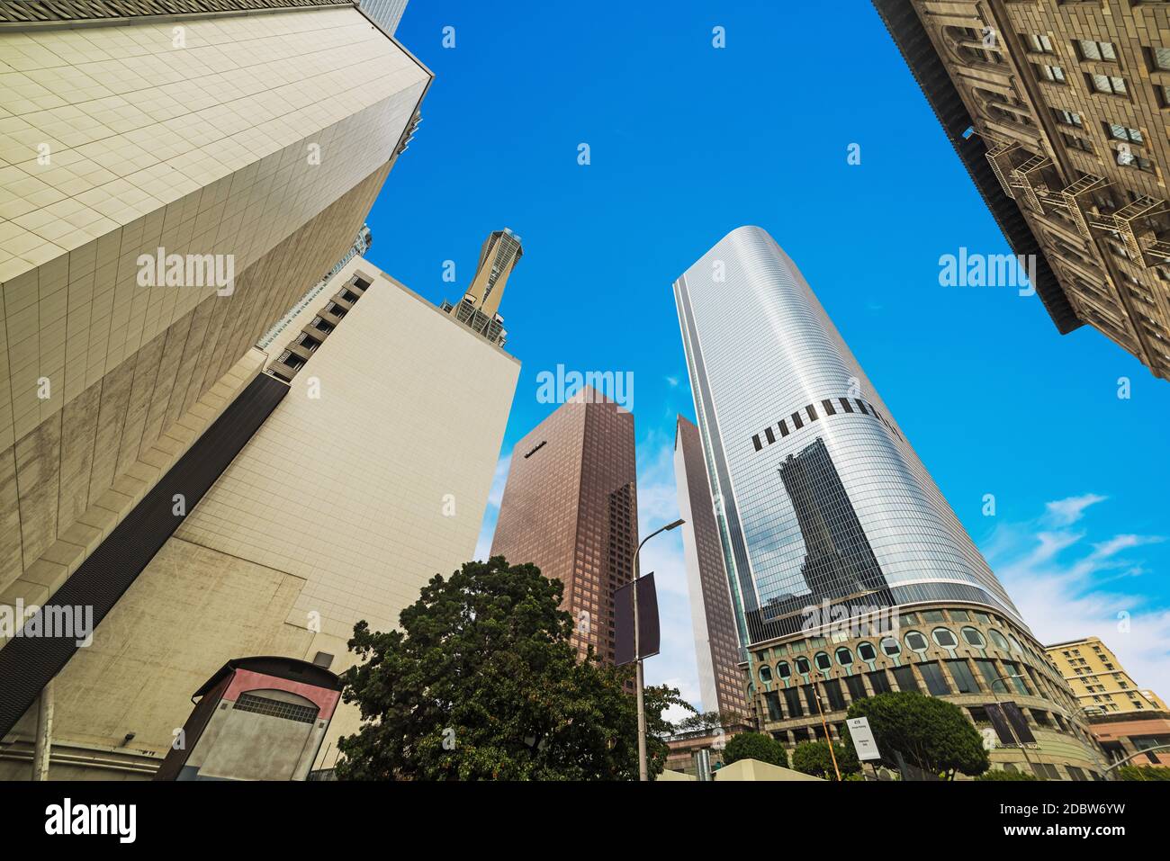 Skyscrapers in downtown Los Angeles, California Stock Photo - Alamy