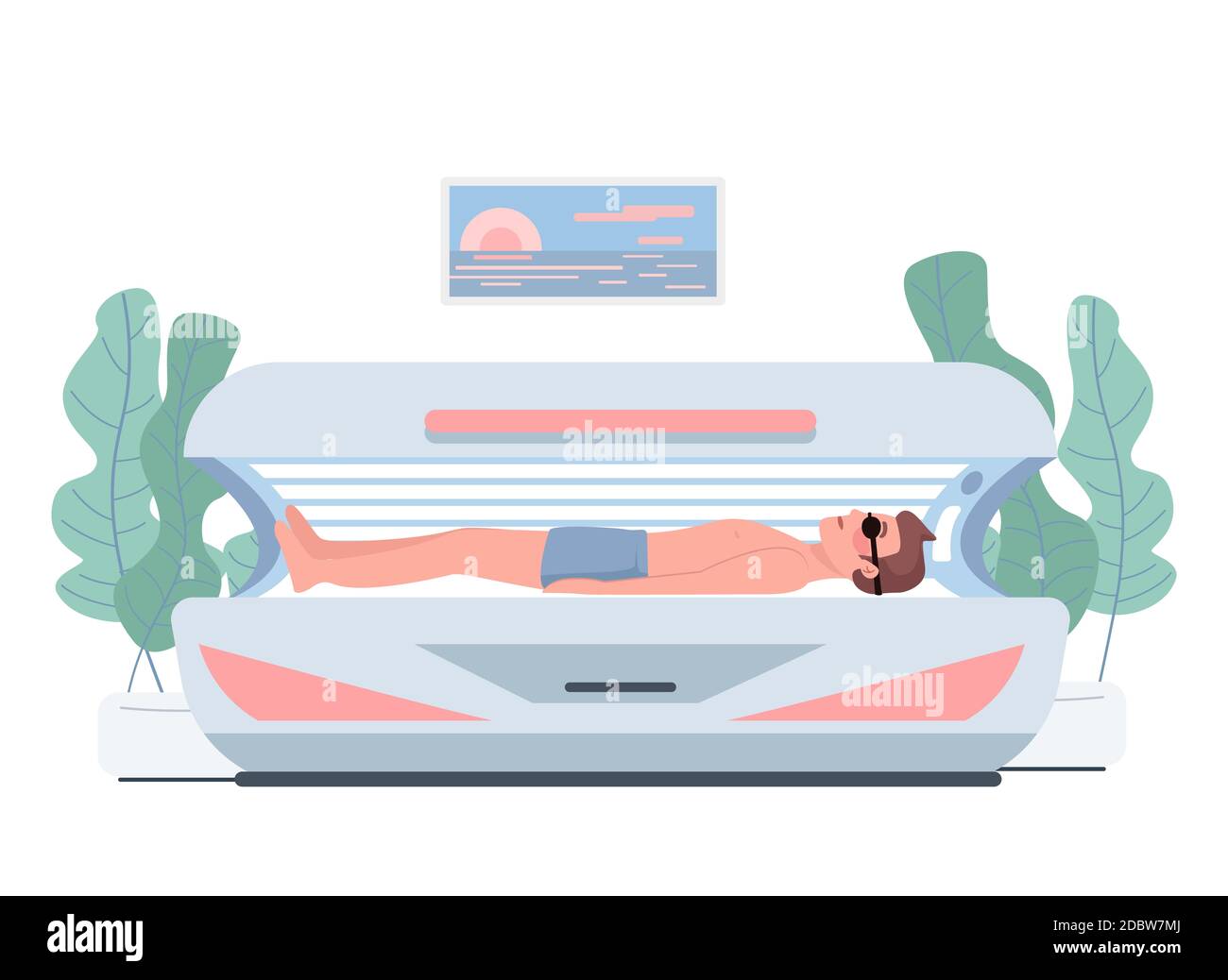 Sun bed machine hi-res stock photography and images - Alamy