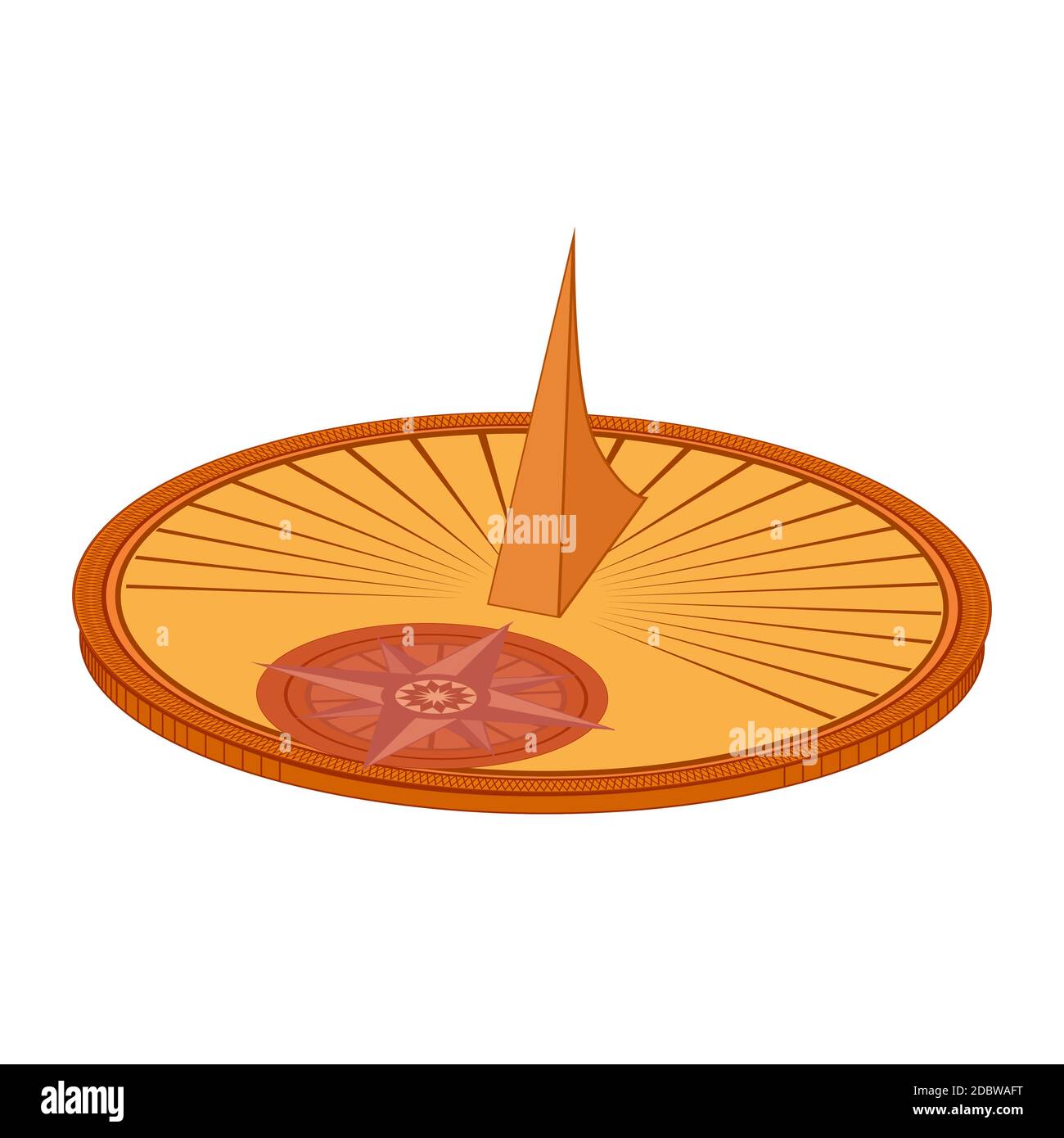Ancient sundial illustration hi-res stock photography and images - Alamy