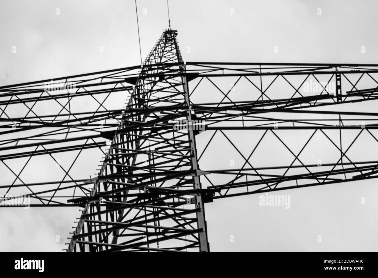 Pylon From Below High Resolution Stock Photography and Images - Alamy