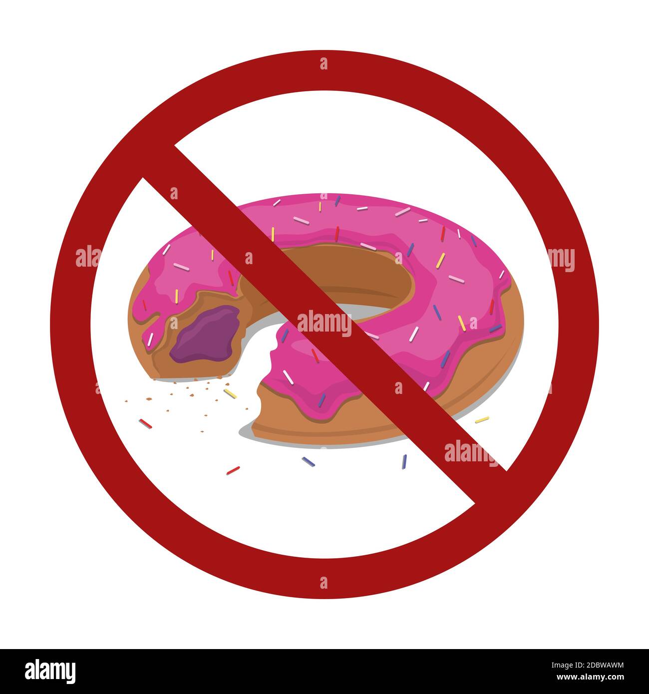 No junk food sign hi-res stock photography and images - Alamy