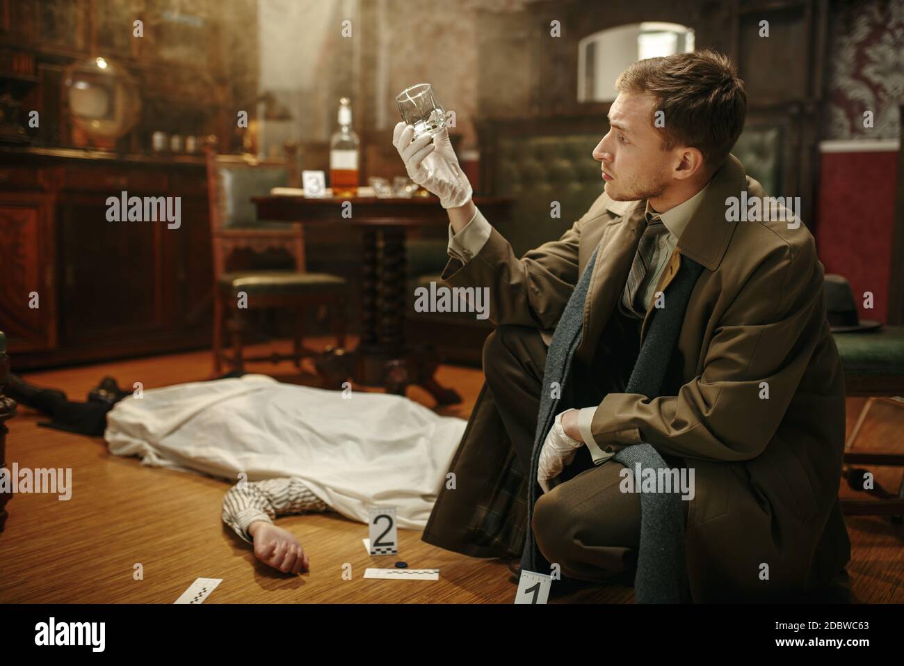 Interior police interview room hi-res stock photography and images - Alamy