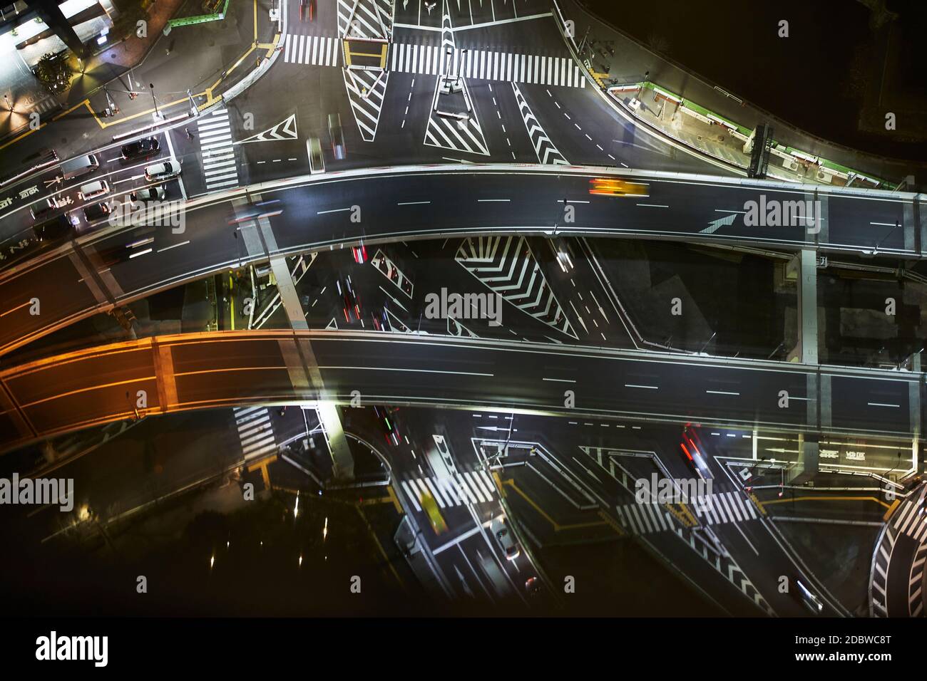 Highways In Tokyo At Night, Japan Stock Photo - Alamy