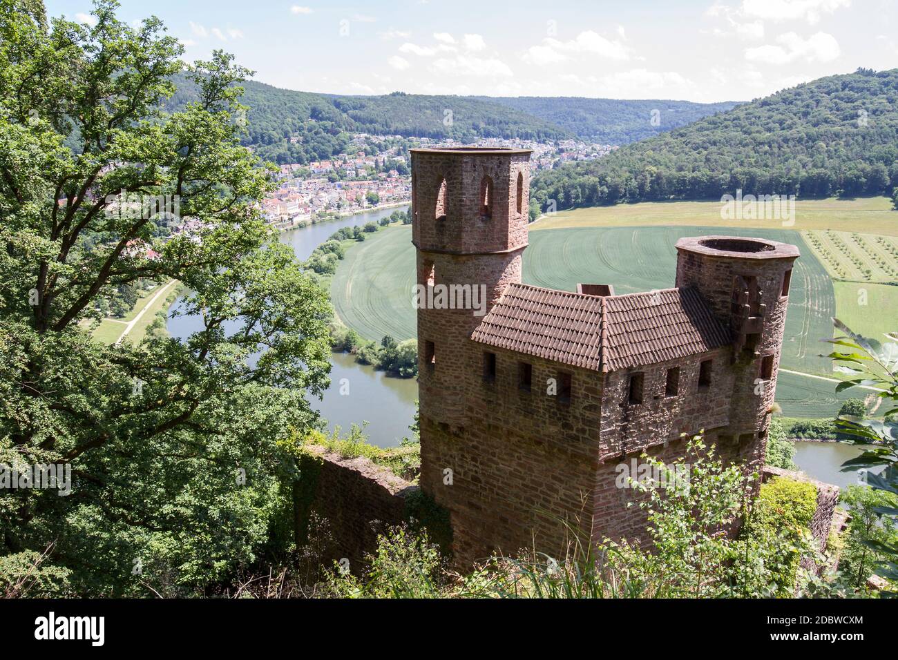Neckar river castles hi-res stock photography and images - Alamy