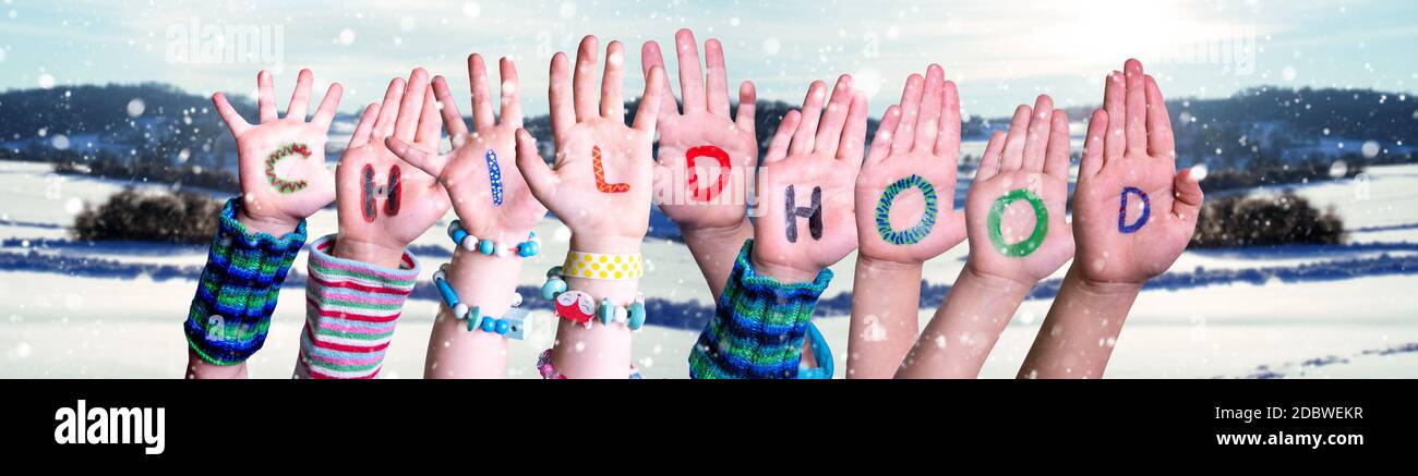 Word hands team people letters baby hi-res stock photography and images ...