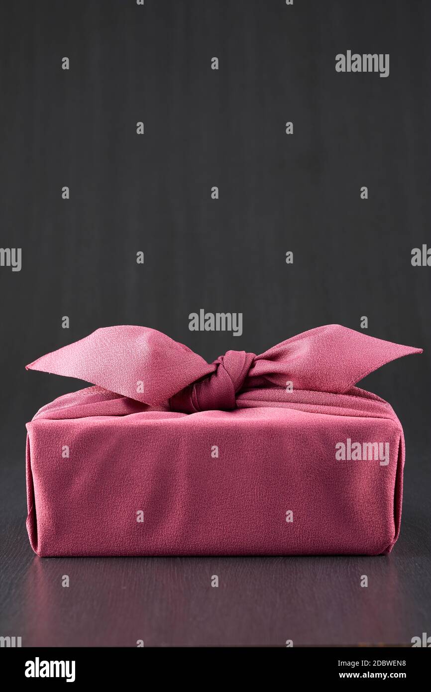 Parcel Wrapped In Japanese Wrapping Cloth Stock Photo - Alamy