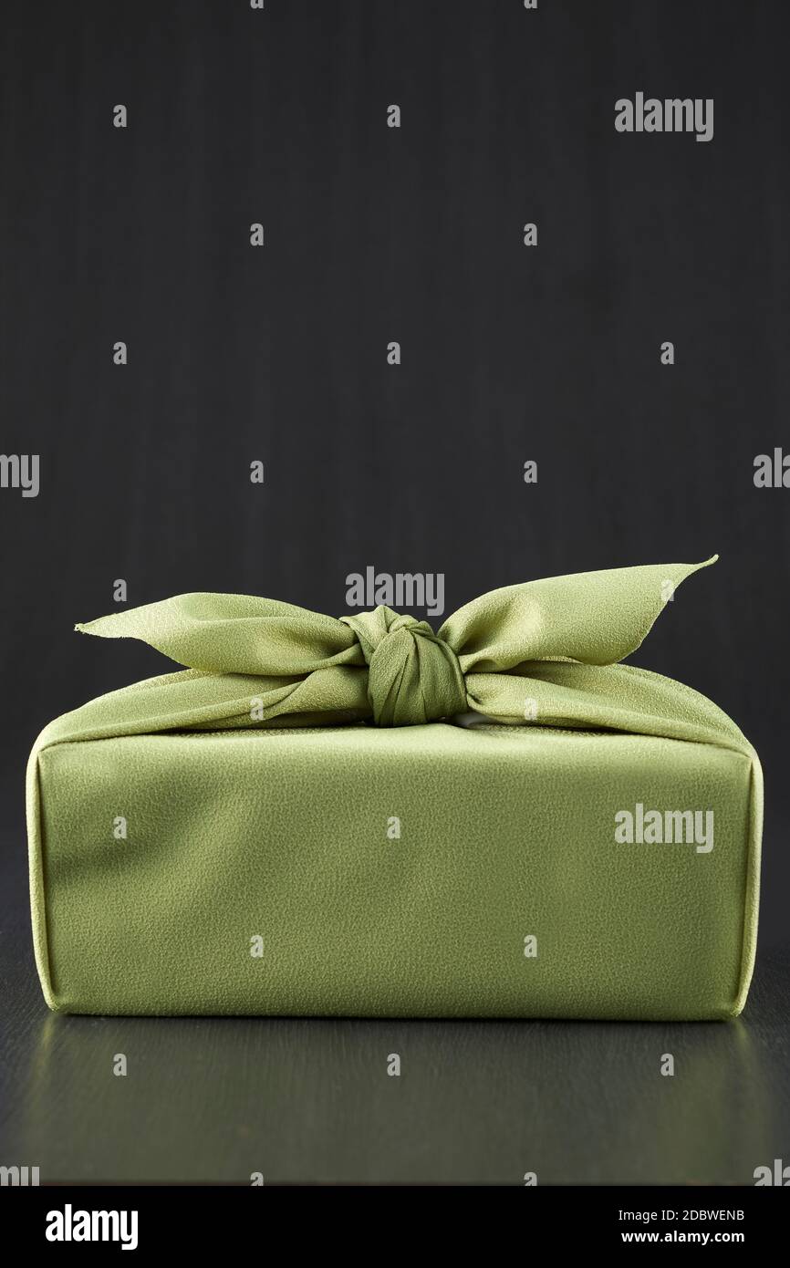 Parcel Wrapped In Japanese Wrapping Cloth Stock Photo - Alamy