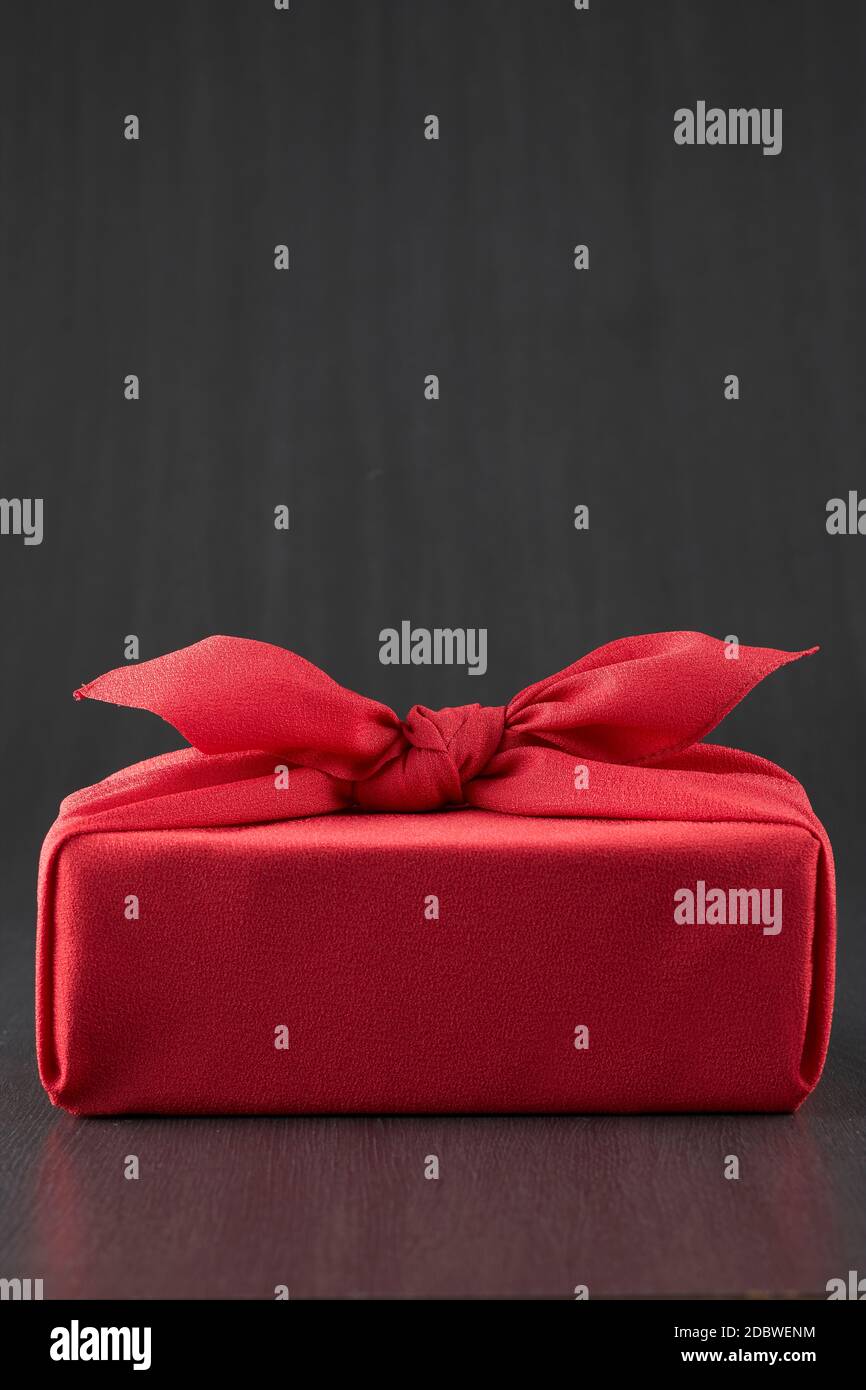Parcel Wrapped In Japanese Wrapping Cloth Stock Photo - Alamy