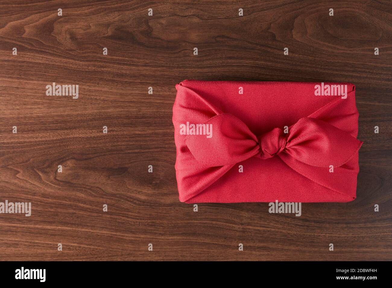 Parcel Wrapped In Japanese Wrapping Cloth Stock Photo - Alamy