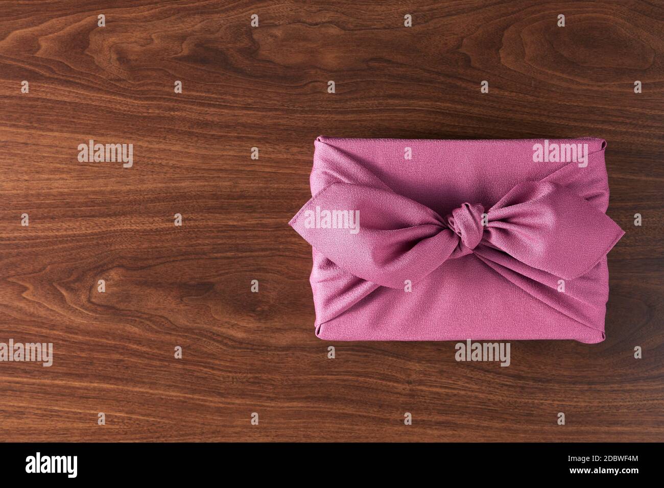 Parcel Wrapped In Japanese Wrapping Cloth Stock Photo - Alamy