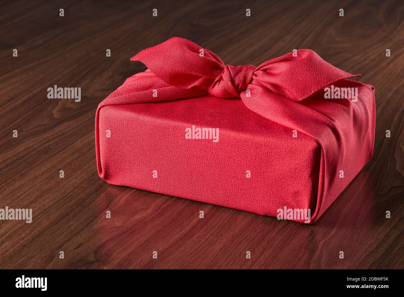 Parcel Wrapped In Japanese Wrapping Cloth Stock Photo - Alamy