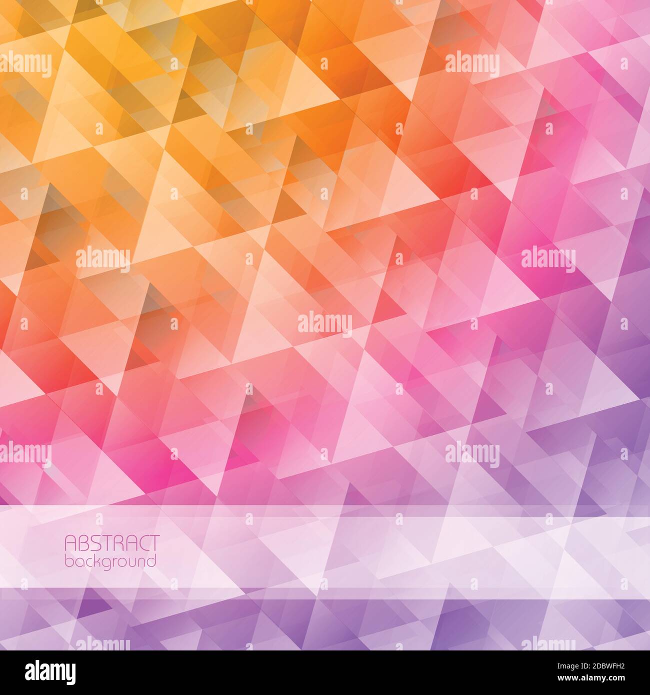 Grid mosaic abstract background with triangular crystal colorful shapes ...