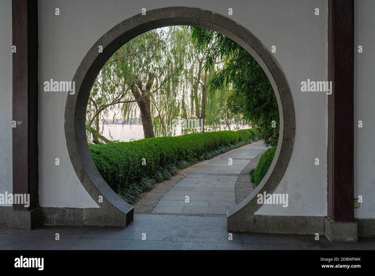 Ancient Chinese Architecture Interior Window High Resolution Stock ...