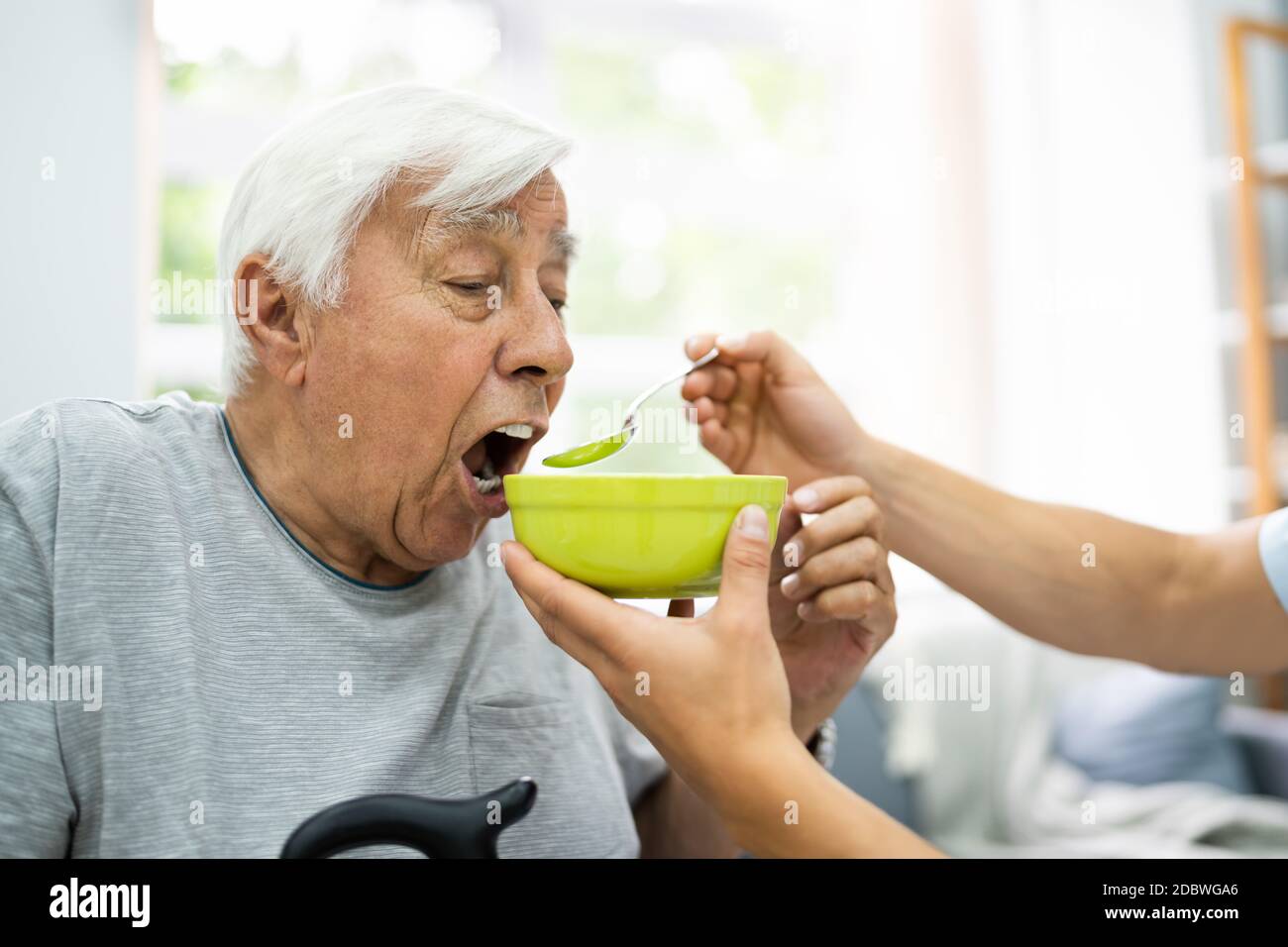 Spoon Feeding A Patient