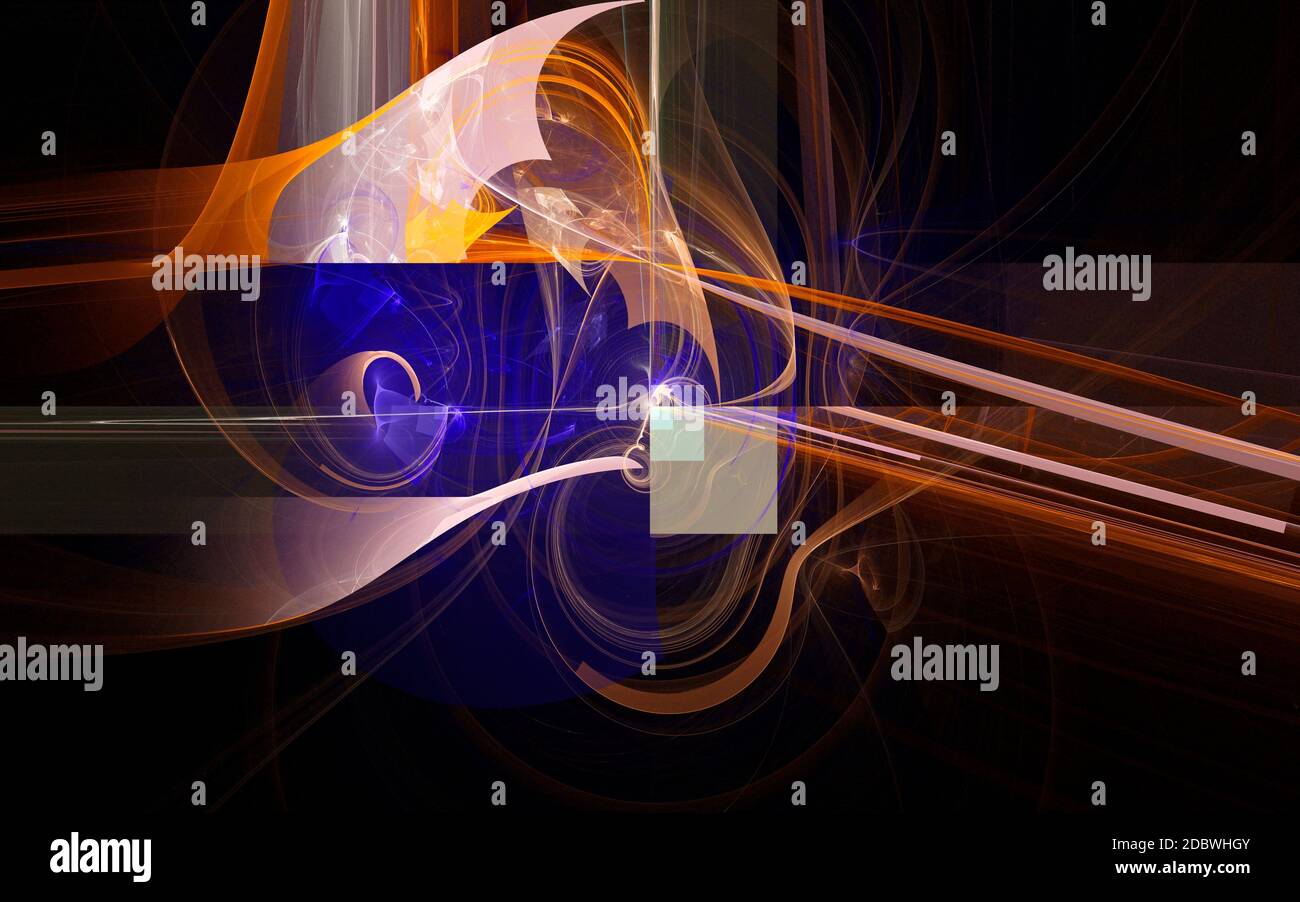 A abstract fractal background created using the recursive fractal flame ...