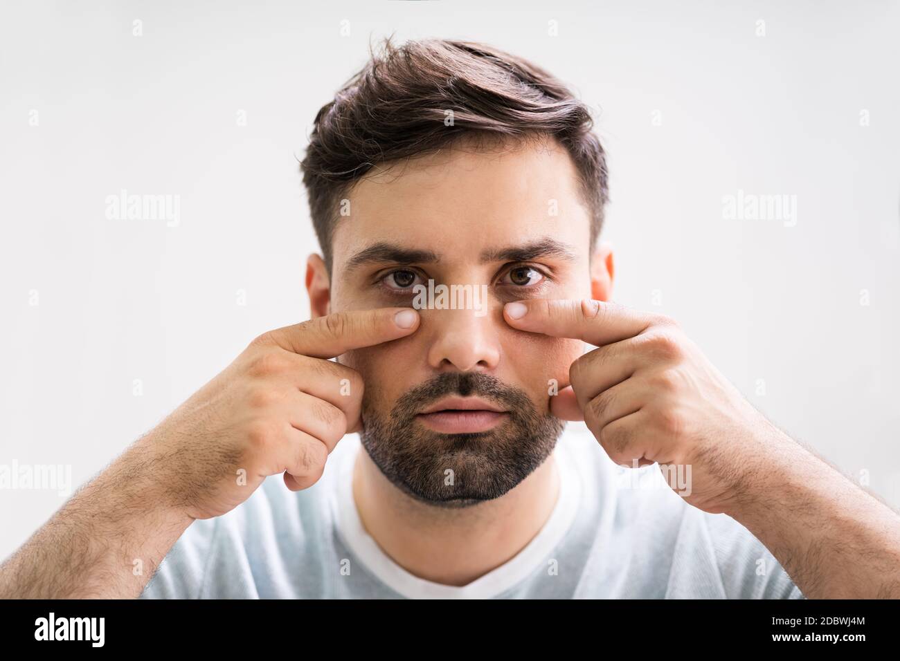 Patient Doing Sinusitis Examination While Video Conferencing With ...