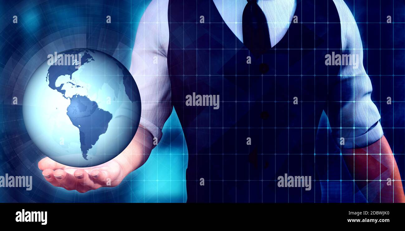 Global Platform and International Mobility Software Concept Stock Photo ...