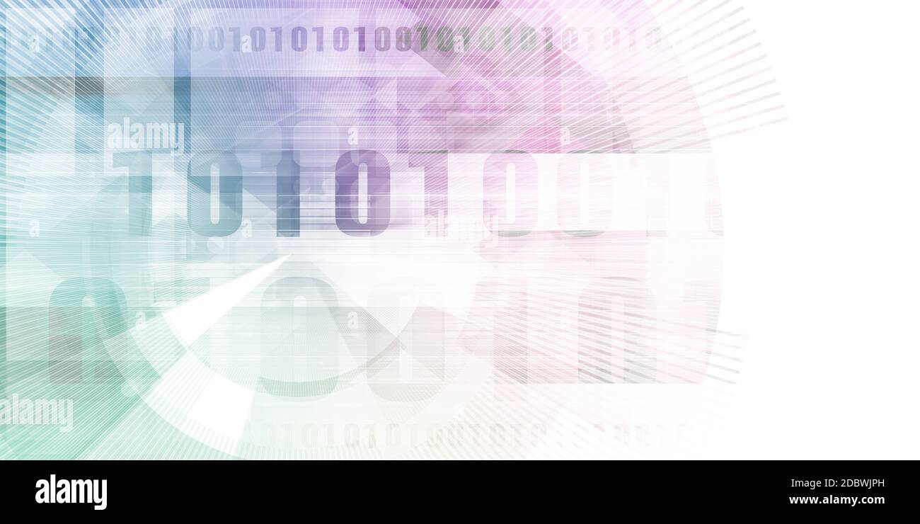 Technology Abstract with Futuristic Lines as Art Stock Photo - Alamy