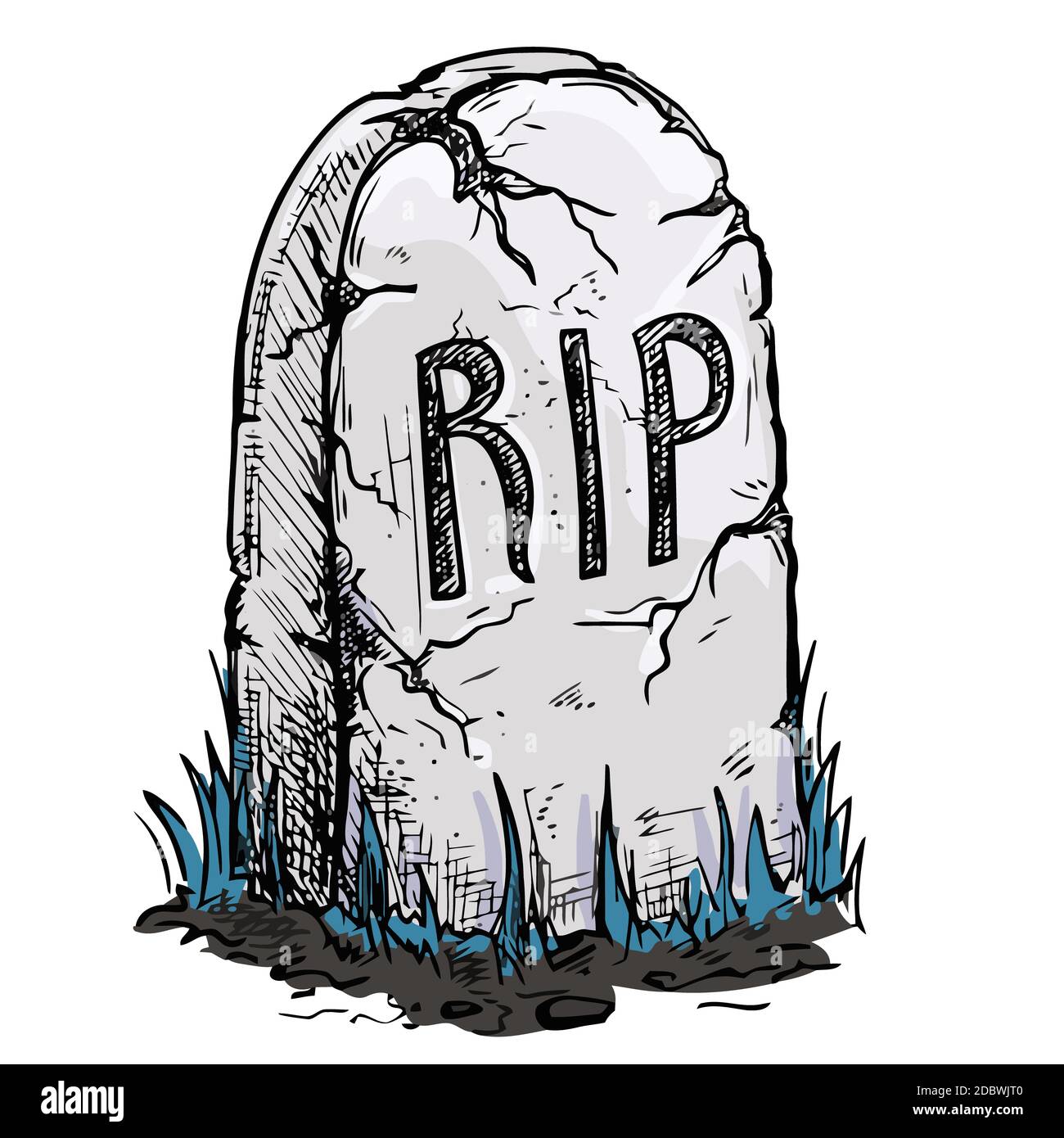 rip tomb grave cemetery halloween rest in peace illustration Stock ...