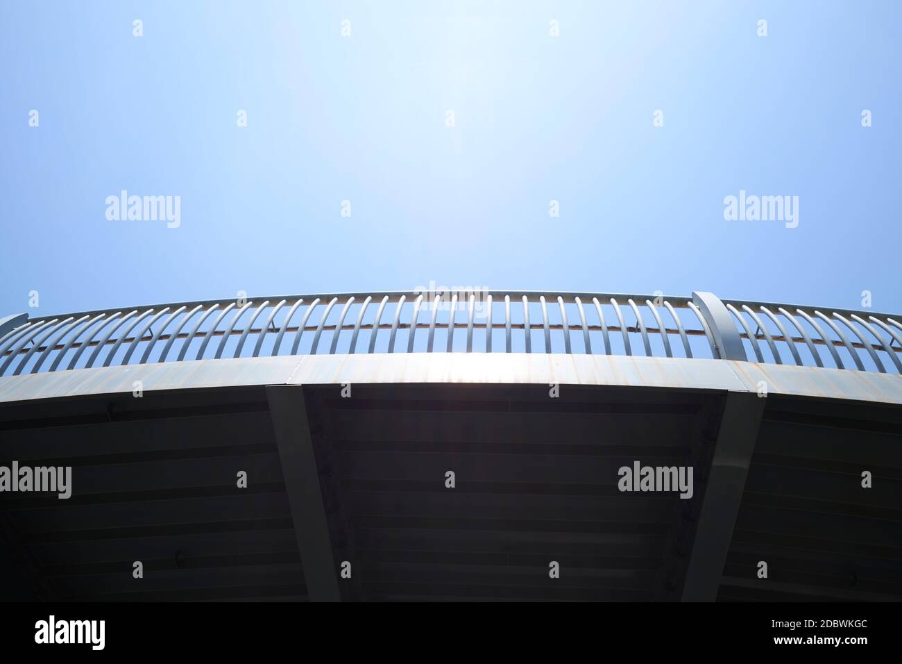 Bridge And Blue Sky Stock Photo - Alamy