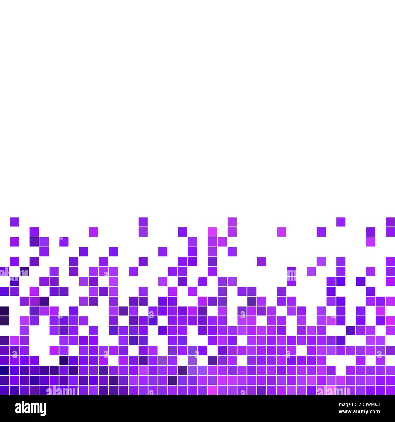 abstract square pixel mosaic background - purple and violet Stock Photo ...