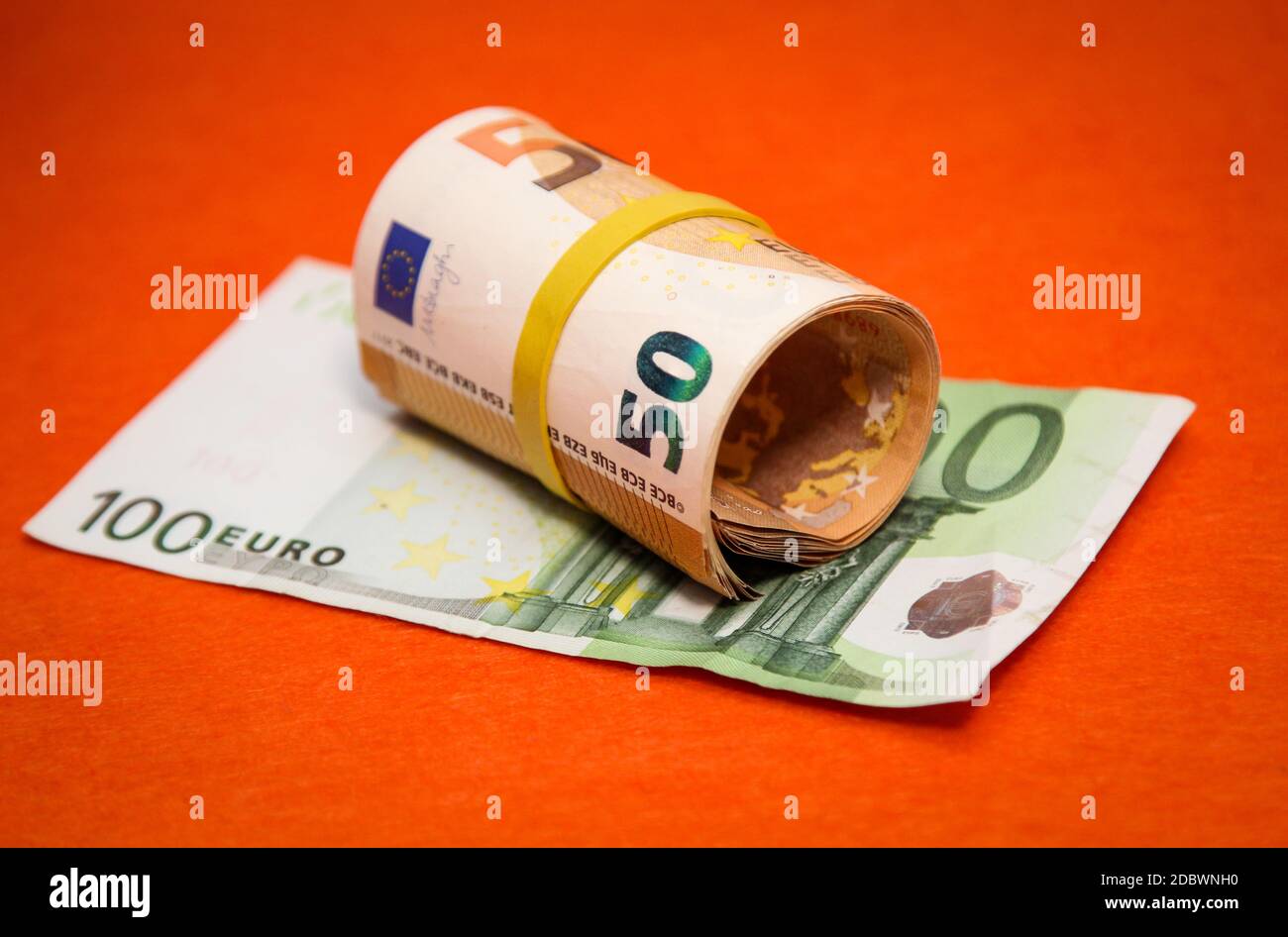 Banknotes, coins for future investments Stock Photo - Alamy