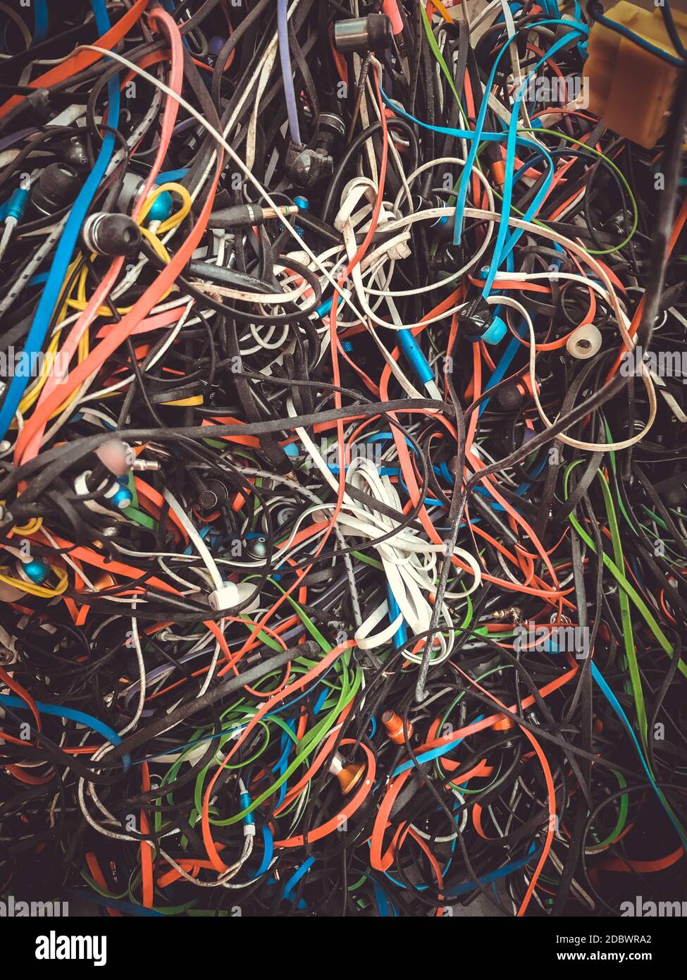 Old colorful mixed electric wires. Texture background wallpaper Stock ...