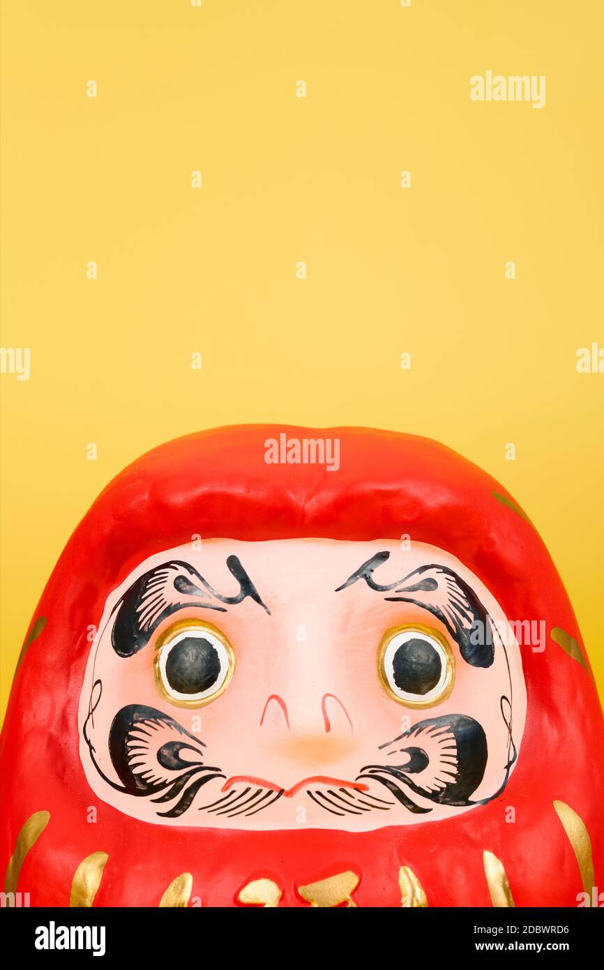 Red Daruma Doll Stock Photo - Alamy