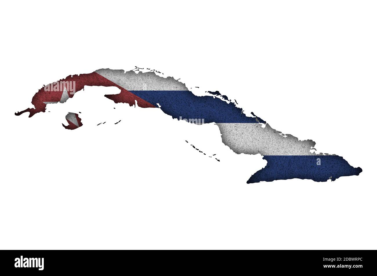 Outline map country cuba Cut Out Stock Images & Pictures - Alamy