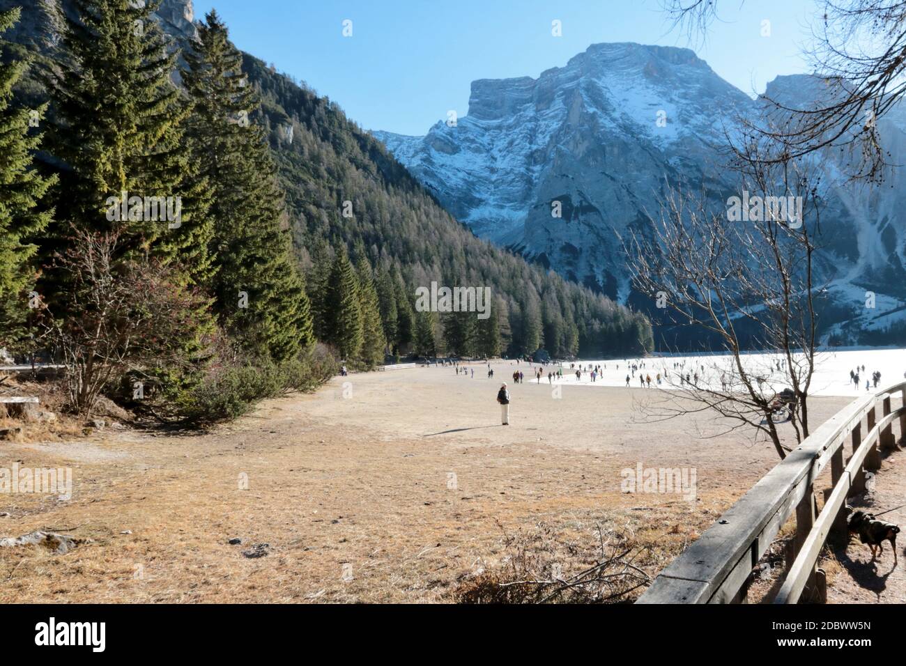 Lago di Braies Stock Photo - Alamy