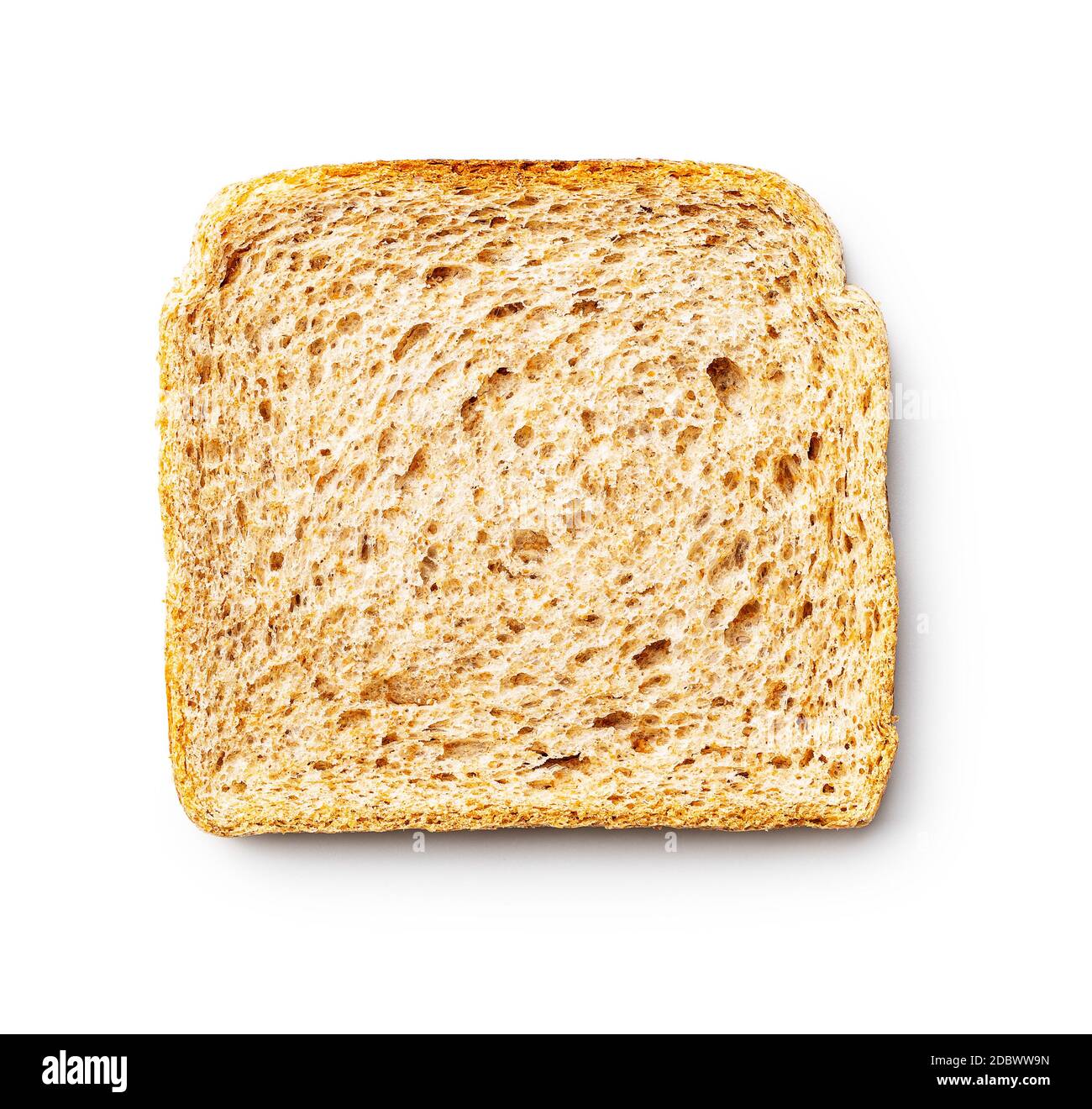 Slice toast bread isolated on white background Stock Photo - Alamy