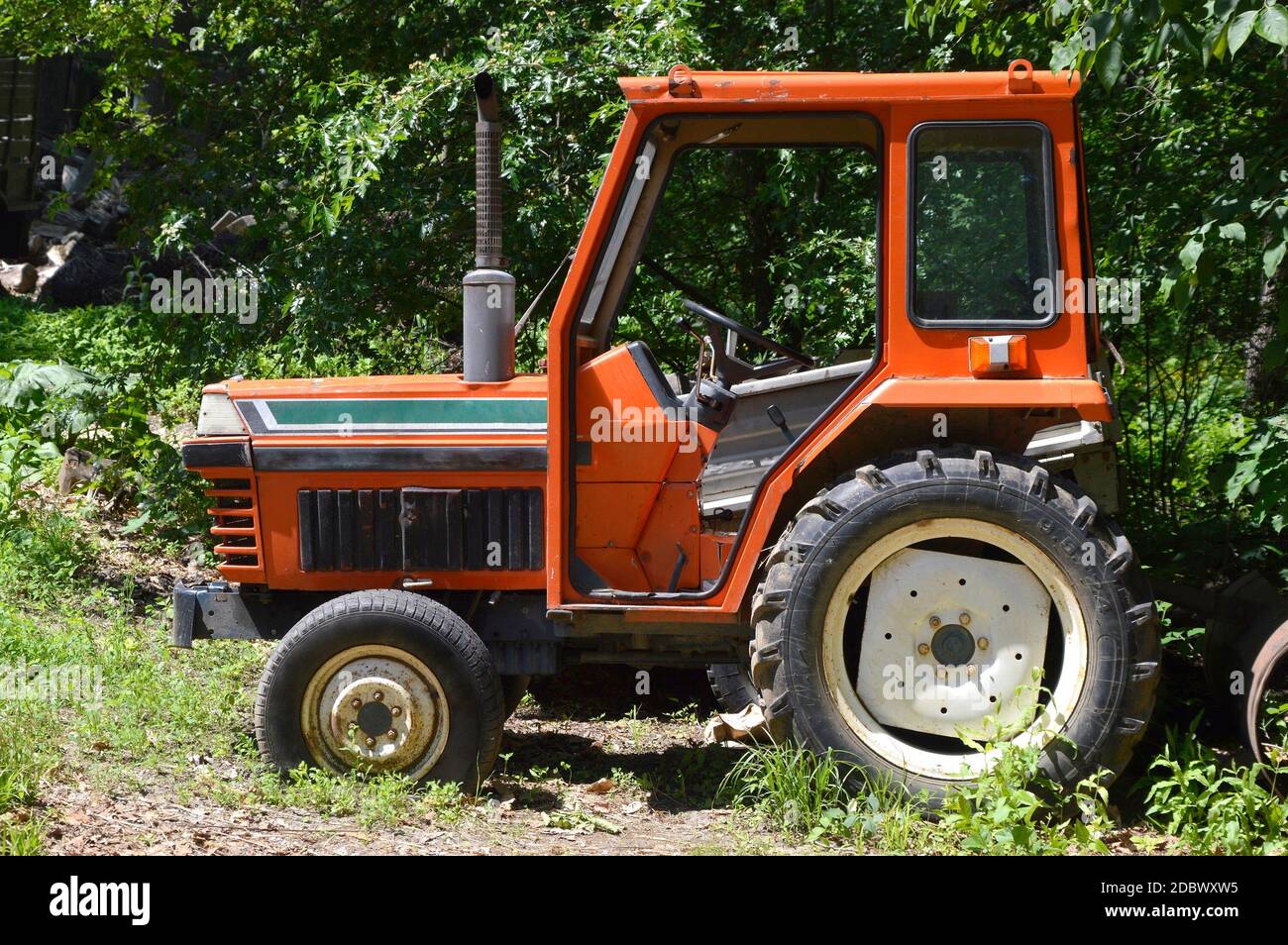 Old russian tractor hi-res stock photography and images - Alamy